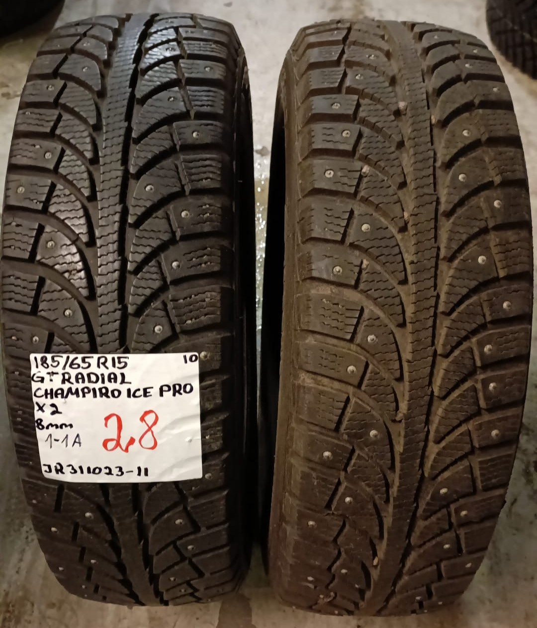 185/65R15 GTRadial Champiro Ice Pro nasta 8mm / 1-1A - Rengaskirppis