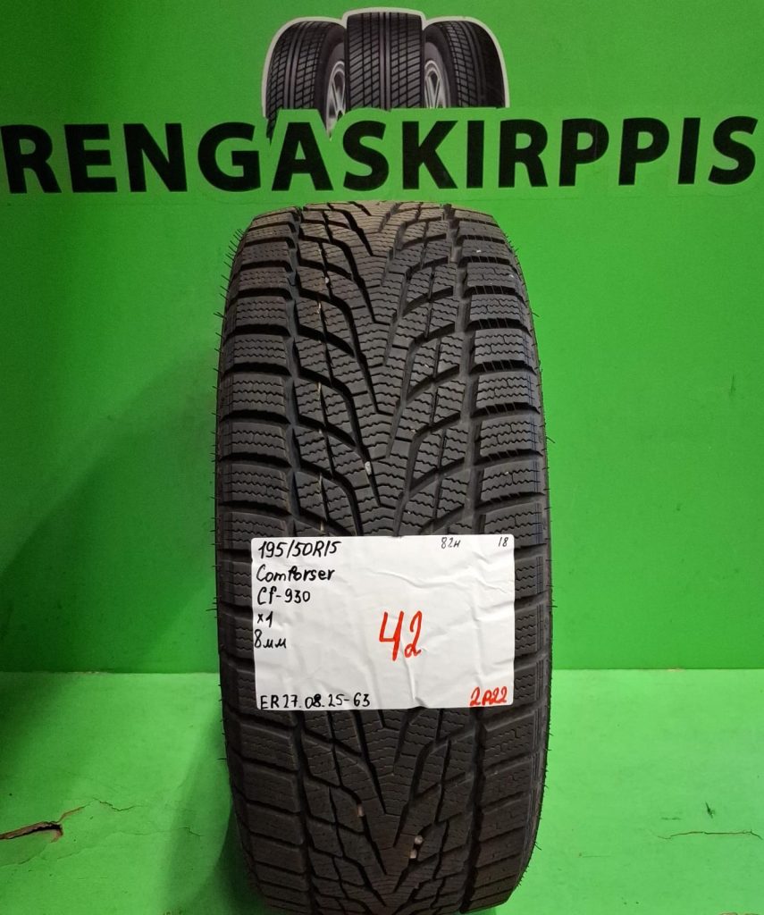 195/50R15 Comforser CF930 82H kitka 8mm / 2P22 - Rengaskirppis
