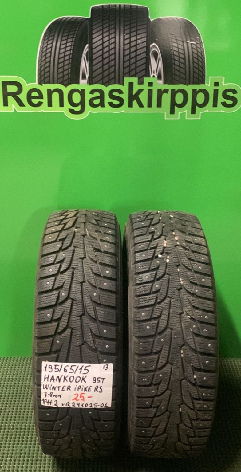 195/65R15 Hankook Winter IPike RS 95T nasta 7-8mm / 1P11-2 - Rengaskirppis