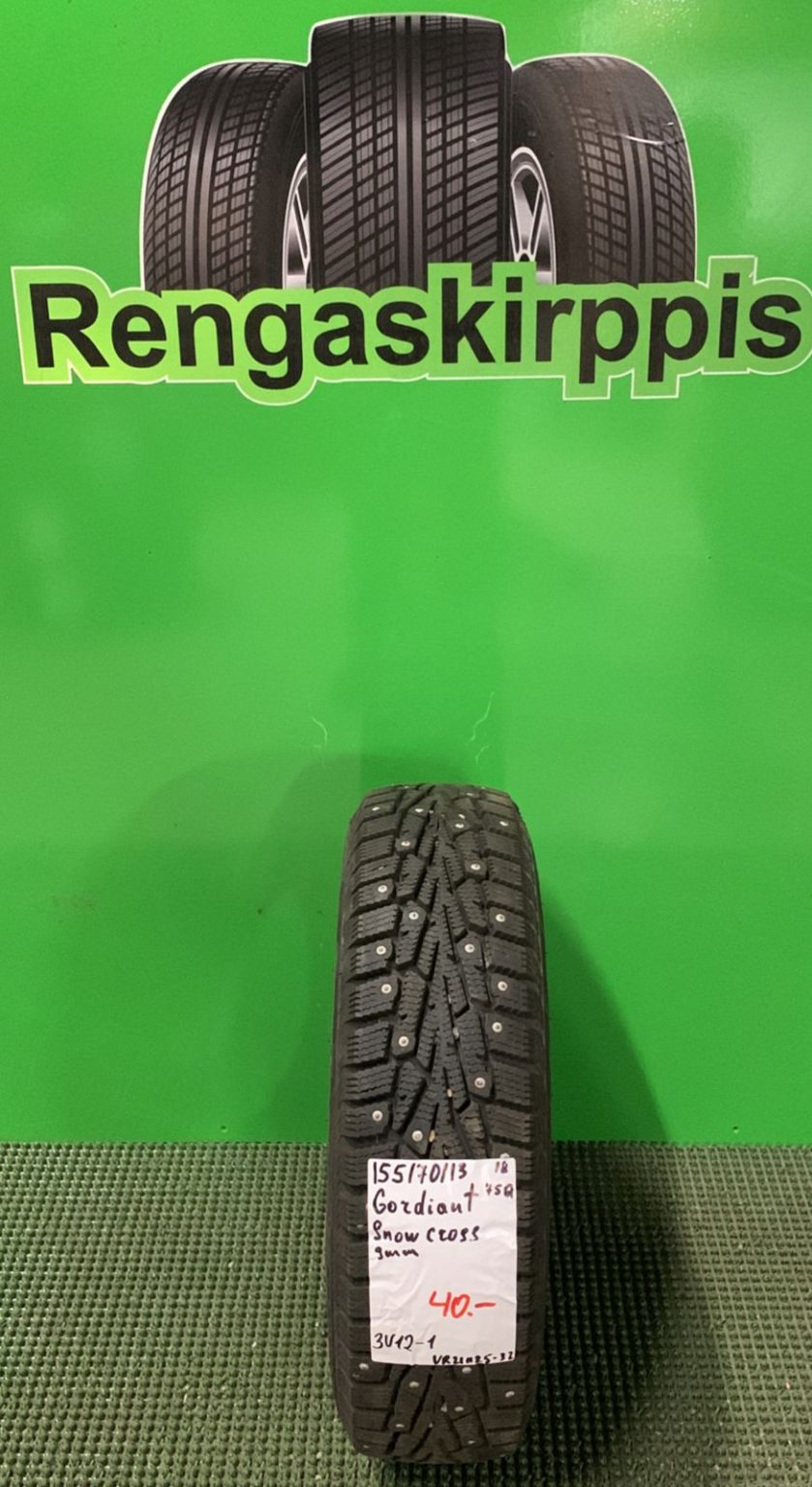 155/70R13 Cordiant SnowCross 75Q nasta 9mm / 3V12-1 - Rengaskirppis