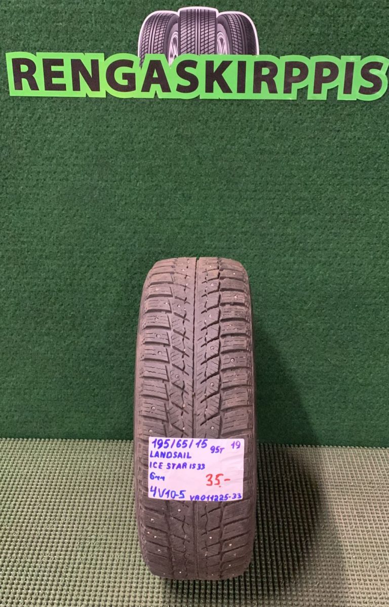 195/65R15 Landsail Ice Star IS33 95T nasta 6mm / 4V10-5 - Rengaskirppis